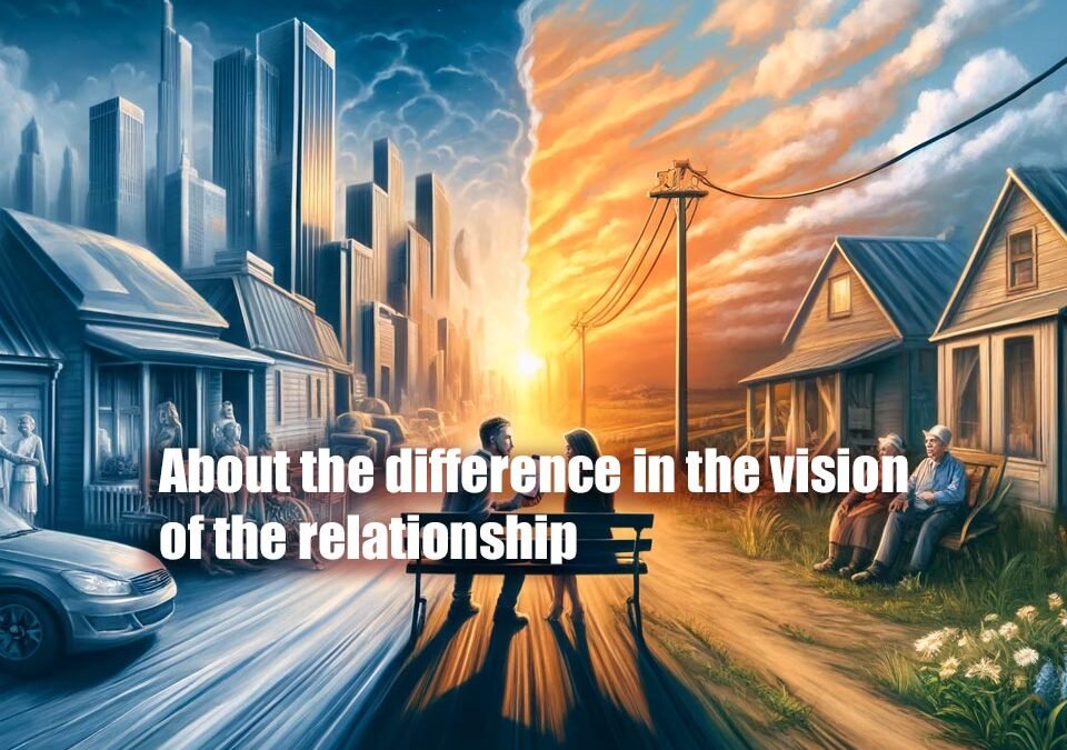 The difference in the vision of the relationship